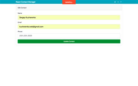 Github Serhii Kucherenkoreact Contact Manager