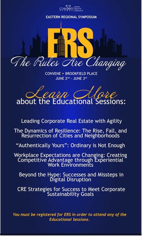 💡check Out Our Educational Opportunities At Corenet Global Ers Join Us June 2 3 2025
