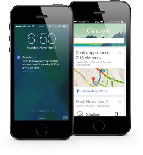 Google S IOS Search App Gets Hands Free Search Improved Google Now Notifications And Reminders