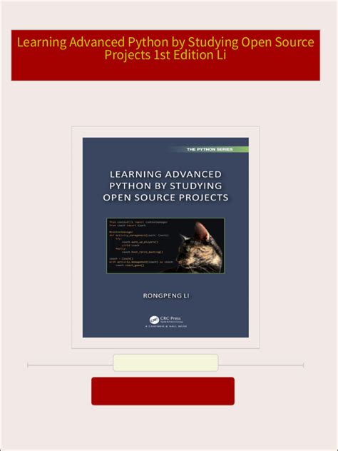 Get Learning Advanced Python By Studying Open Source Projects 1st