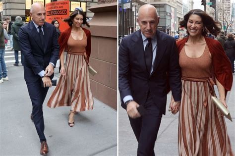 Matt Lauer Makes Very Rare Public Appearance With Girlfriend Shamin