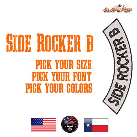 Side Rib Rocker Patch Bulk Pricing