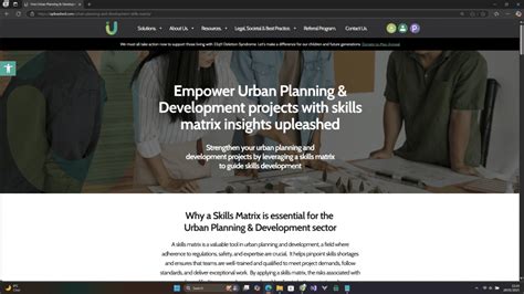 Free Urban Planning And Development Skills Matrix Upleashed