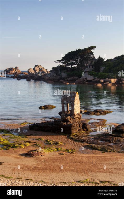 Village Of Plouhmanach France Picturesque View Of The Saint Guirec