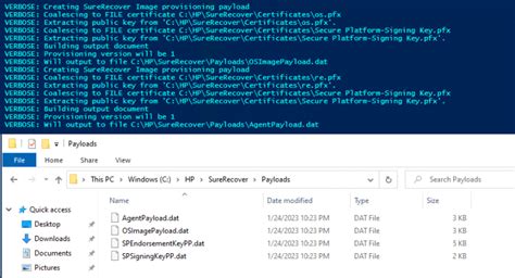 Hp Sure Recover Custom Setup Part Hp Secure Platform Payload Files Garytown Configmgr Blog