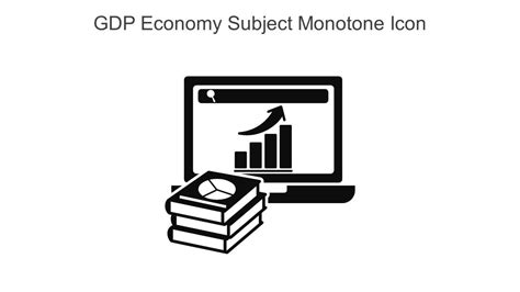 Gdp Economy Subject Monotone Icon In Powerpoint Pptx Png And Editable Eps Format Ppt Sample