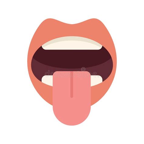 Open Mouth Sticking Out Tongue Stock Illustrations 436 Open Mouth Sticking Out Tongue Stock