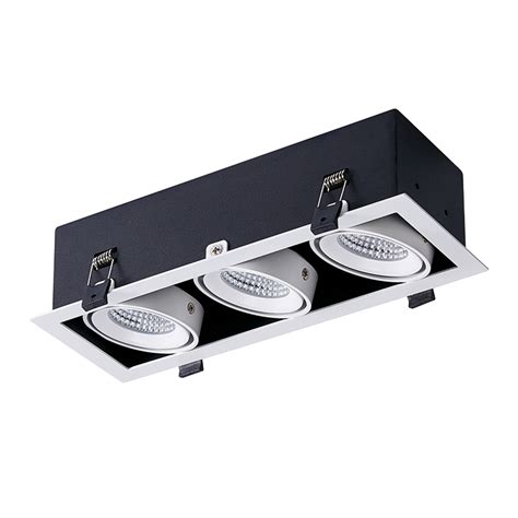 Rectangular Led Grille Downlight Led Grille Fixture Led Grid Light