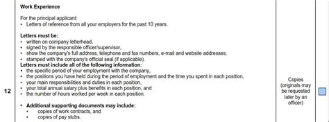 Canadian Fswp Federal Skilled Worker Program Documents For Work Experience British Expats