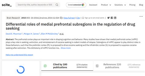 Differential Roles Of Medial Prefrontal Subregions In The Regulation Of Drug Seeking