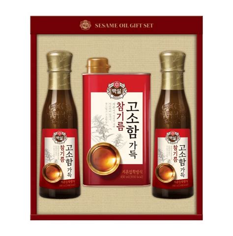 Cj제일제당 `백설 고소함 가득 참기름` 선물세트 출시 매일경제