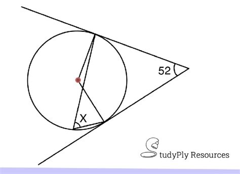 Circle Theorem Question 🤔 Gcse
