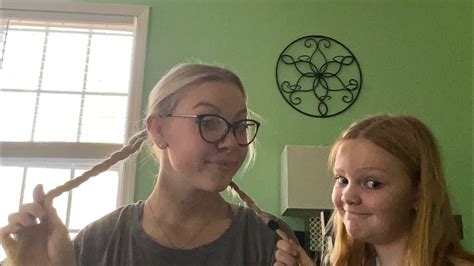Im Doing My Sisters Hair Youtube