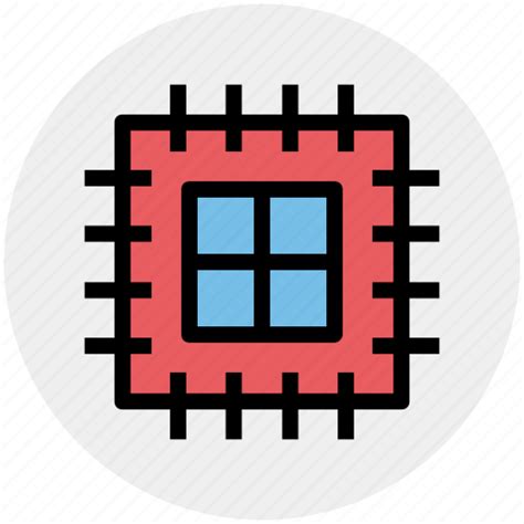 Chip Microchip Processor Processor Chip Processor Cpu Icon