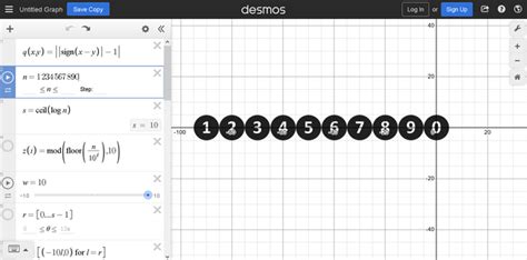 A Number Display In The Graph R Desmos