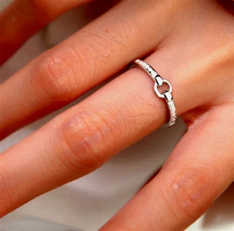 Vintage Retro Shiny Tiny O Link Silver Ring Unique Rare Grailed