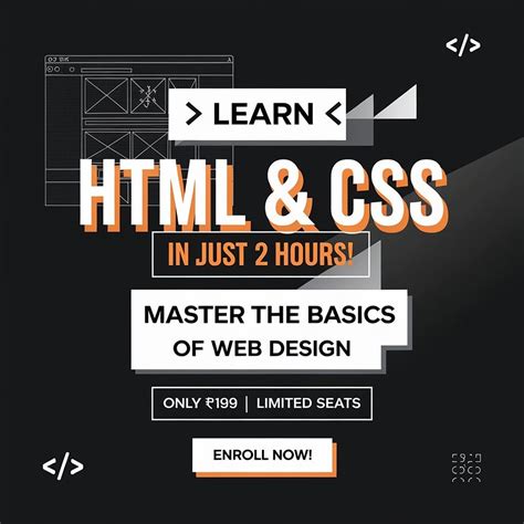 Tensketch 📢 Learn Html And Css In Just 2 Hours Only ₹199 🚀 🔹