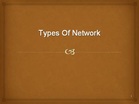 Types Of Network 1 Computer Network A Network Types Of Network 1 Computer Network A Network