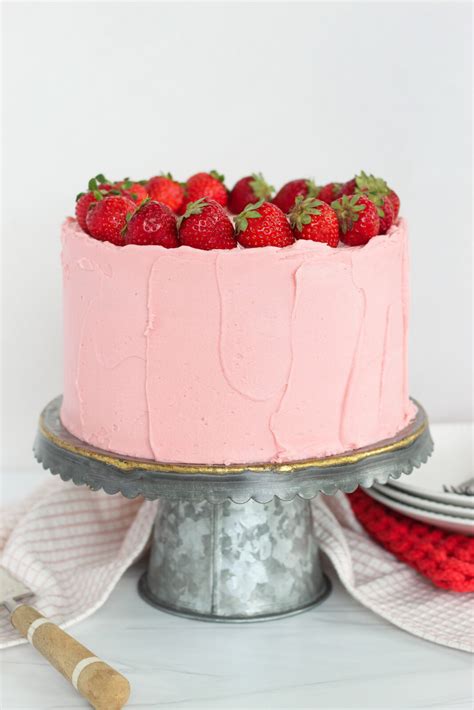 Strawberry Cheesecake Cake Philadelphia New York Style Strawberry