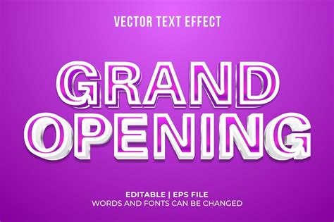 프로모션을 위한 3d 스타일 텍스트 효과 템플릿 무료 벡터