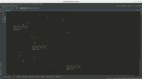 Happy New Year Python Code Youtube
