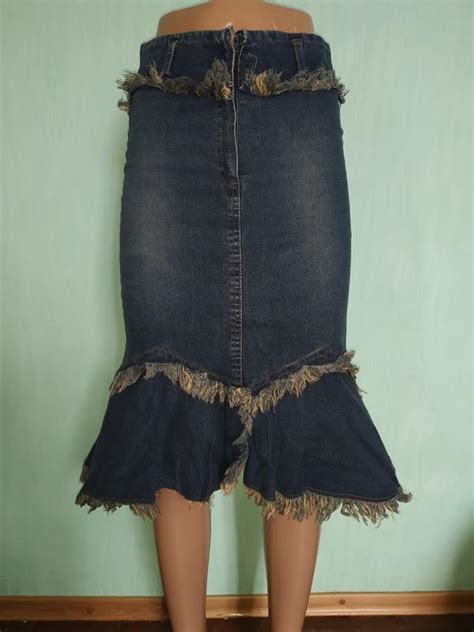 Джинсова спідниця — ціна 550 грн у каталозі Довгі спідниці Купити жіночі речі за доступною ціною