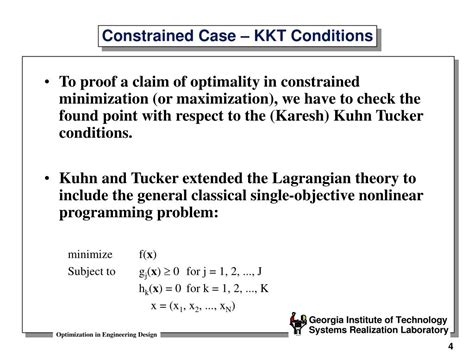 PPT Karesh Kuhn Tucker Optimality Criteria PowerPoint Presentation Free Download ID 246502