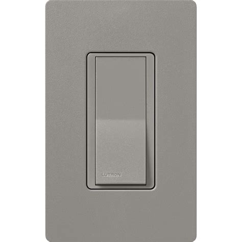 Lutron Claro 15 Amp Single Pole Rocker Master Light Switch Cobblestone