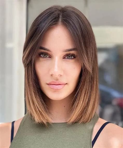 Medium Length Bob With Curtain Bangs The Versatile Haircut That