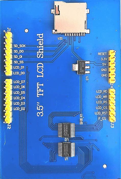 How To Use 35 Tft Lcd Shield 320 X 480 Pinouts Specs And Examples Cirkit Designer