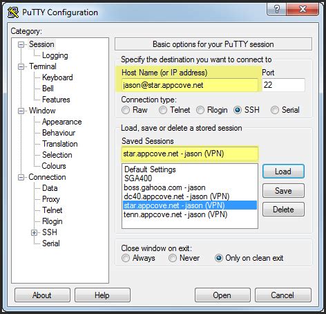 Optimal PuTTY Settings For SSH Connections To Linux The Gahooa Perspective
