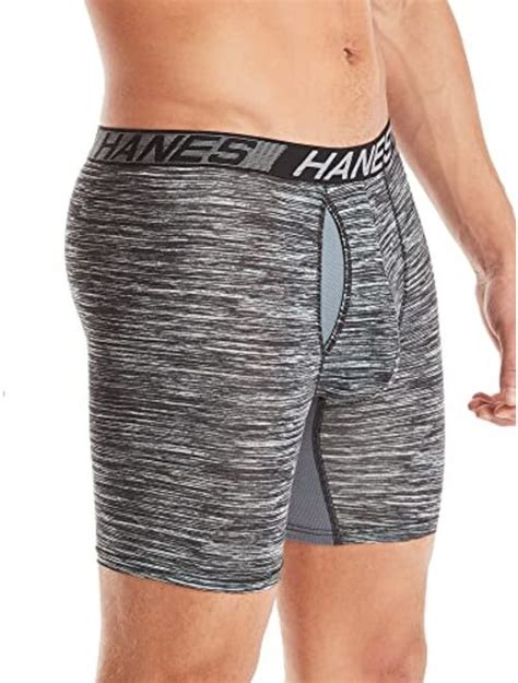Buy Hanes Total Support Pouch Mens Long Leg Boxer Briefs Pack Anti
