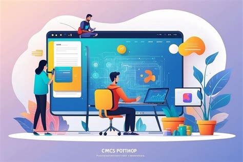 Premium Photo Gradient Ui Ux Landing Page