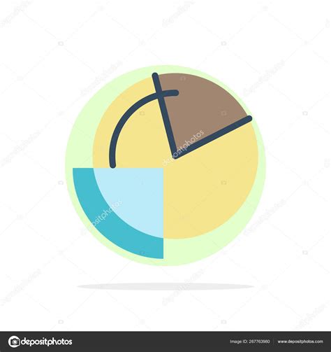 Analysis Chart Data Diagram Monitoring Abstract Circle Backg Stock Vector Image By ©flatart
