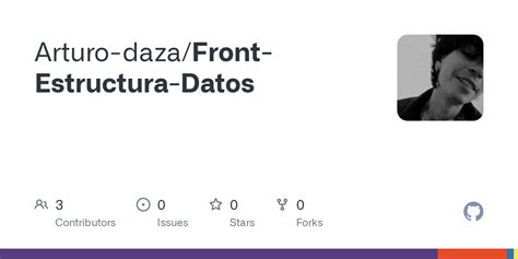 Github Arturo Dazafront Estructura Datos