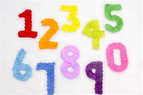 Free Pattern Knit Your Own Numbers