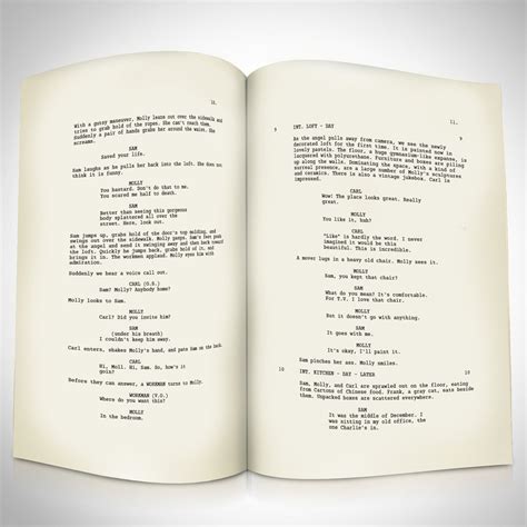 Ghost 1990 Script Limited Signature Edition Rare T