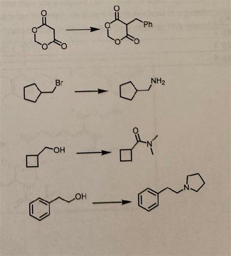 Solved Which Reagents Are Needed For Each Reaction