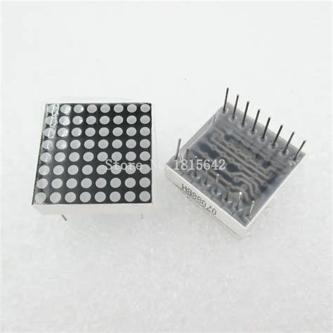 PCS LOT X Mini Dot Matrix LED Display Red Common Anode Digital Tube Pin Mmx Mm