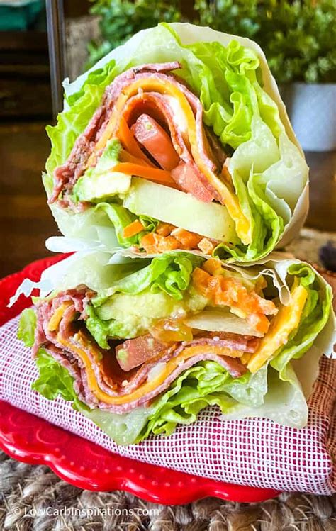 Lettuce Wrapped Sandwiches Delicious And Healthy Low Carb Inspirations