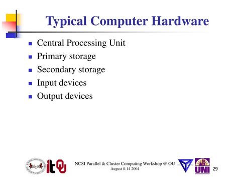 ppt parallel and cluster computing supercomputing overview powerpoint