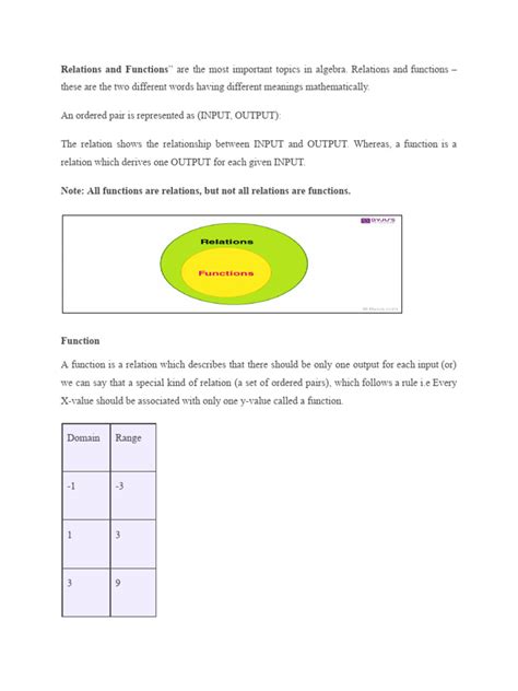 2 3 relation and function pdf function mathematics set