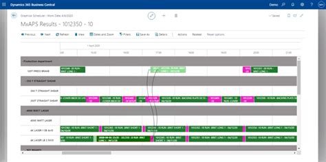advanced finite capacity scheduling in dynamics 365