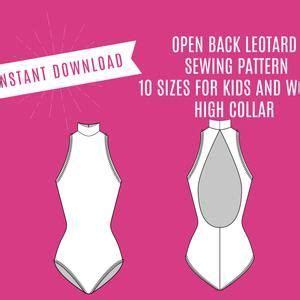 Instant Download Dance Leotard Sewing Pattern Pdf Leotard Etsy In 2024 Dance Leotards