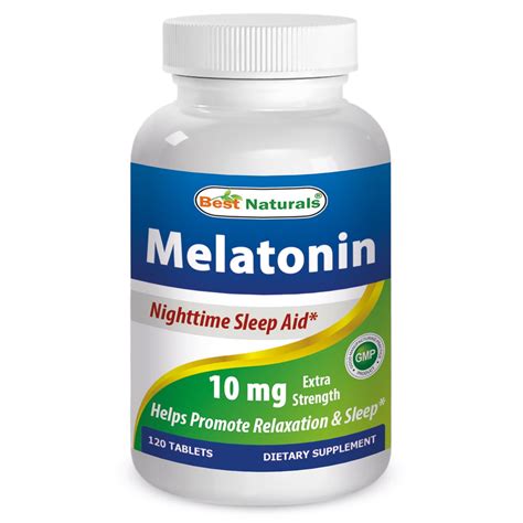 Best Naturals Melatonin 10 Mg 120 Tablets