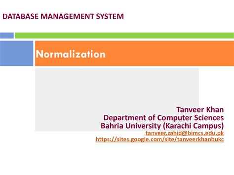 Solution Normalization In Database Management System Studypool