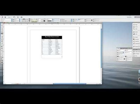 InDesign Chapter Tables Video Adjust Width Of Columns In A Table Without Changing Table