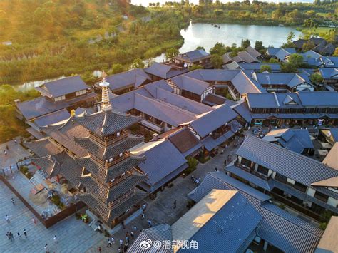 黄昏里的拈花湾。新浪无锡无锡市新浪新闻