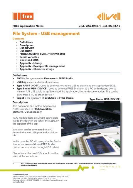 File System USB Management