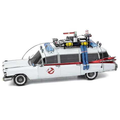 New Ghostbusters Ecto 1 Metal Model Kit Now Available Ghostbusters News